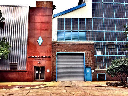 original c. 1950's massive a. finkl & son administration building inte ...