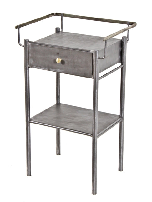 c. 1930's vintage medical refinished steel hospital operating room sid ...