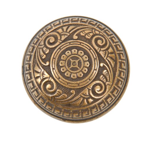 original 19th century american banded rim dome-shaped interior residen ...