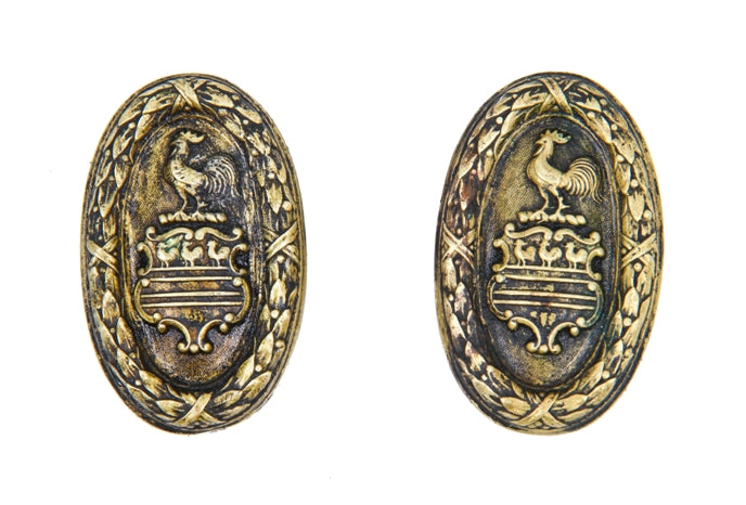 matching set of original early 20th century antique american cast bras ...