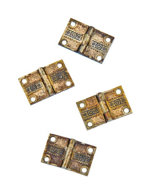 four matching 19th century american eastlake style ornamental cast bra ...