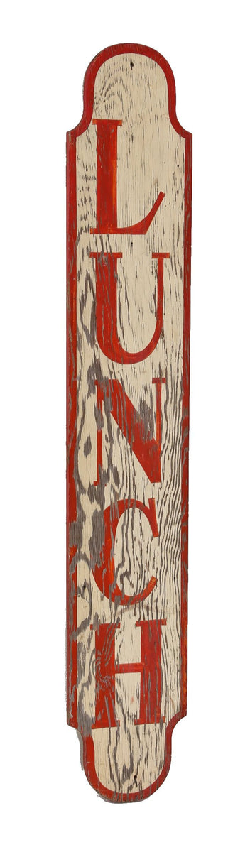 striking original american depression era single-sided hand-painted "l ...