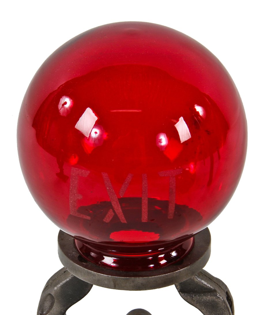 vibrant virtually flawless all original c. 1910 colored ruby red light ...
