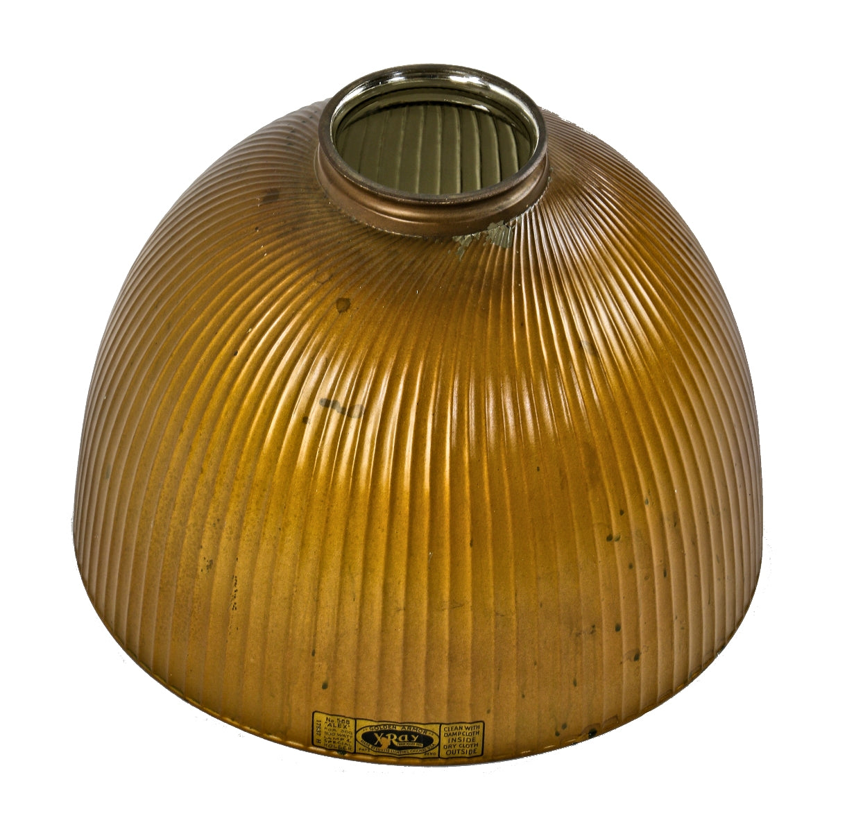 rare early 20th century massive curtis x-ray lighting "golden armor" e ...