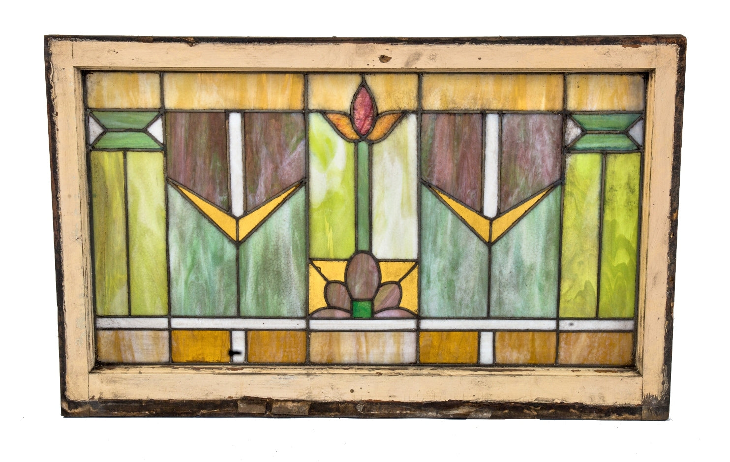 single antique american salvaged chicago prairie school style richly c ...