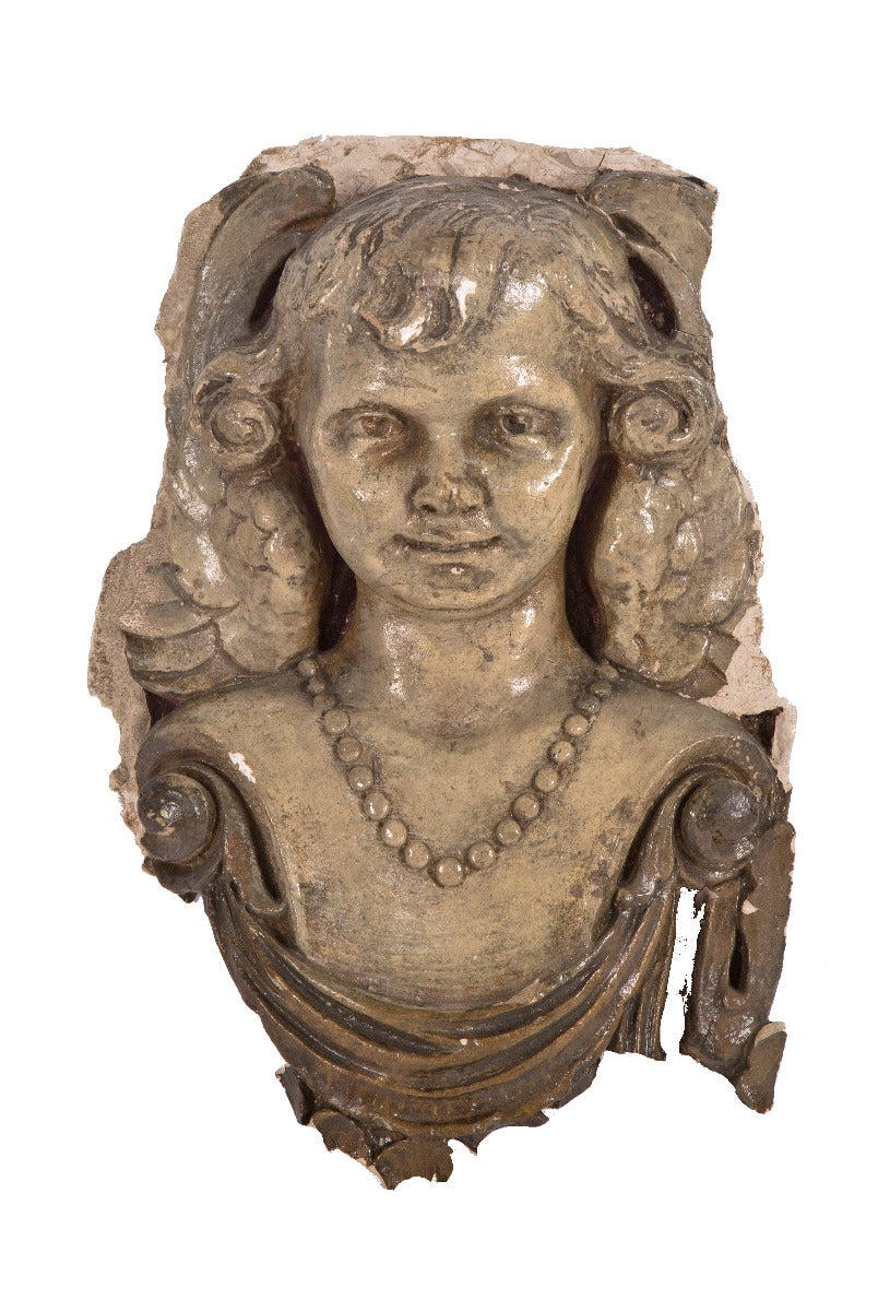 museum-quality salvaged chicago rapp and rapp cast plaster granada the ...