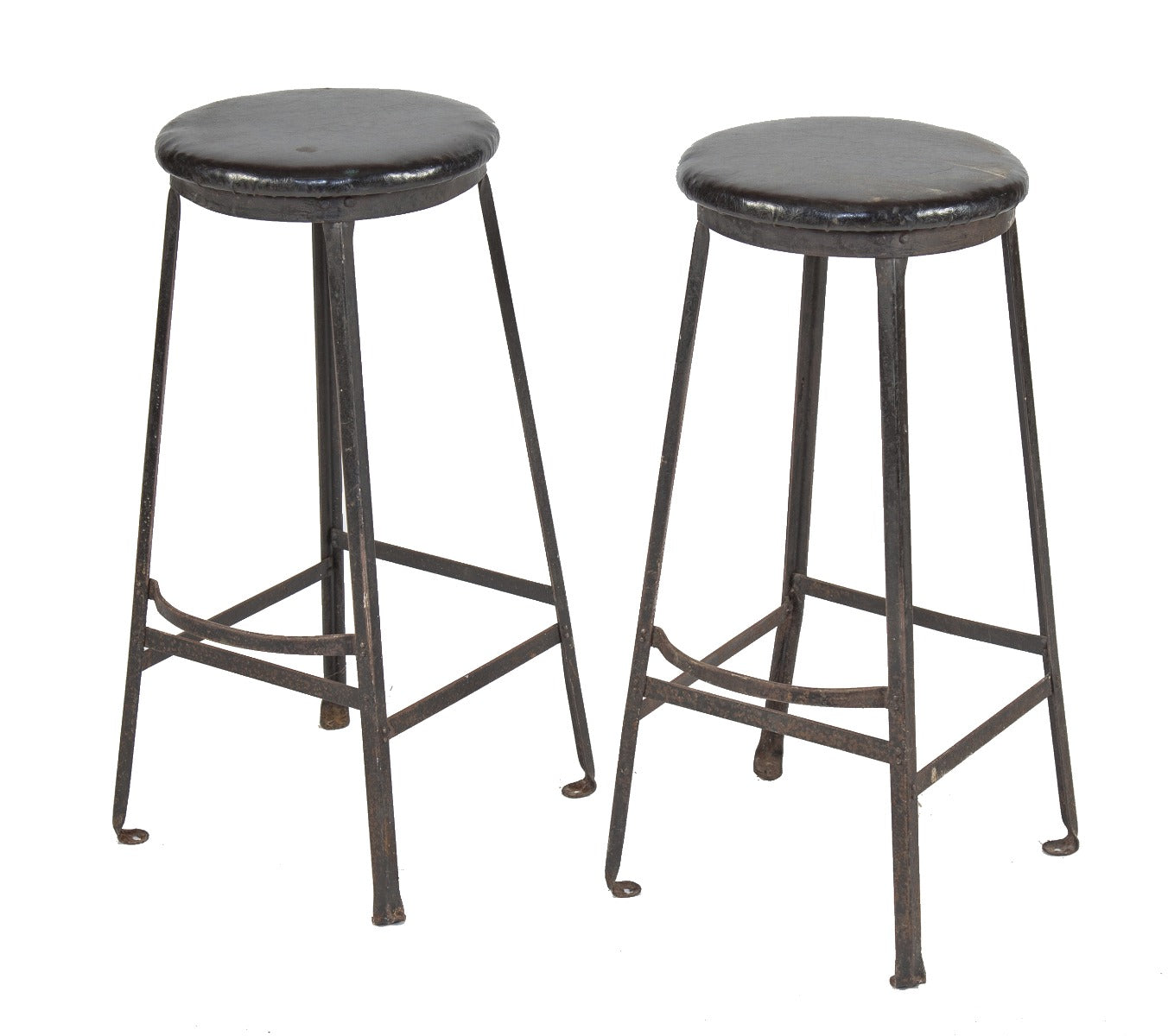 two matching original american depression-era salvaged chicago factory ...