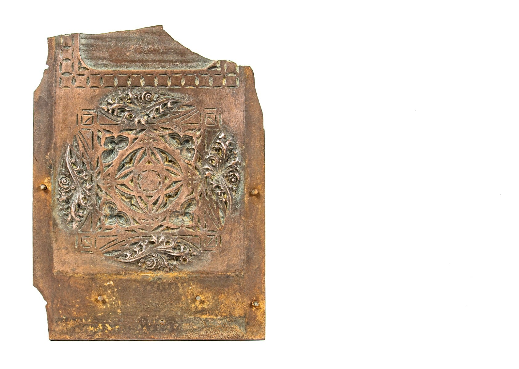 louis h. sullivan-designed copper-plated ornamental cast iron chicago ...